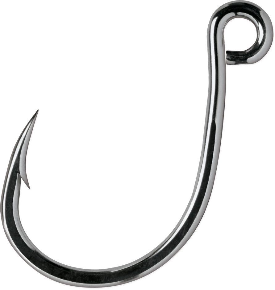 VMC ILS Inline Single 4X Hooks - Black Nickel