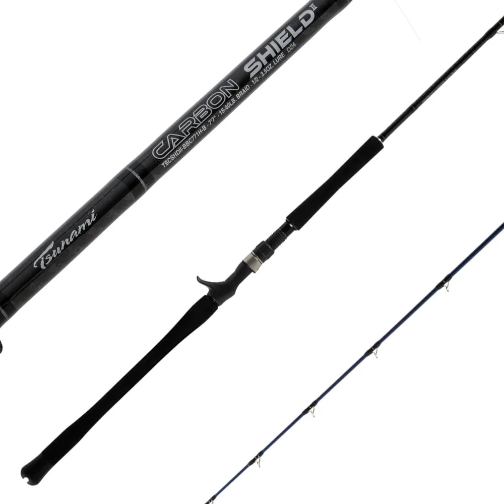 Tsunami Carbon Shield II Big Bait Conventional Rods