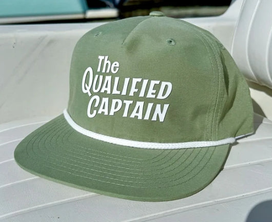 The Qualified Captain Script Logo Hat